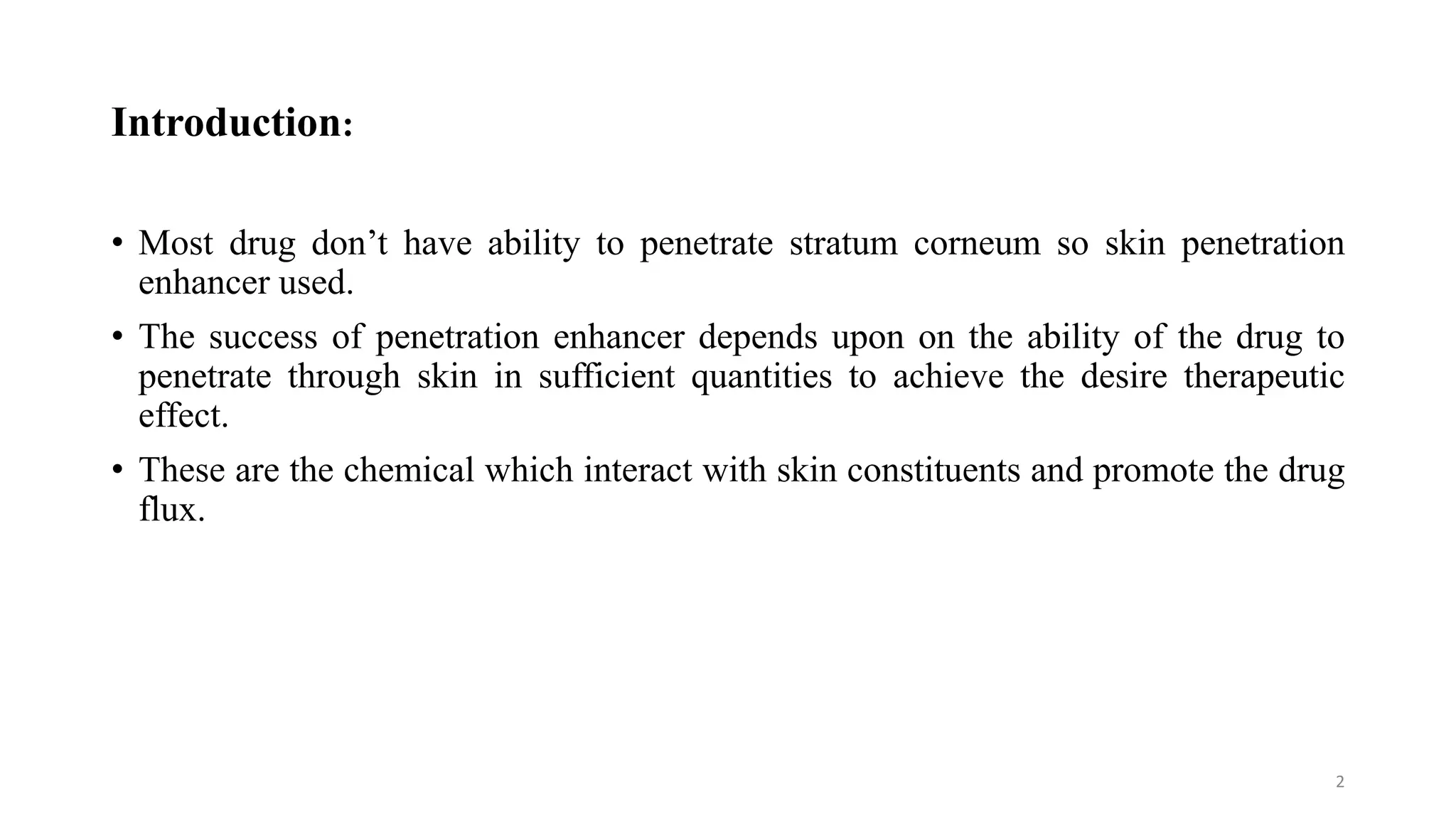 PENETRATION ENHANCER FOR TDDS | PPTX