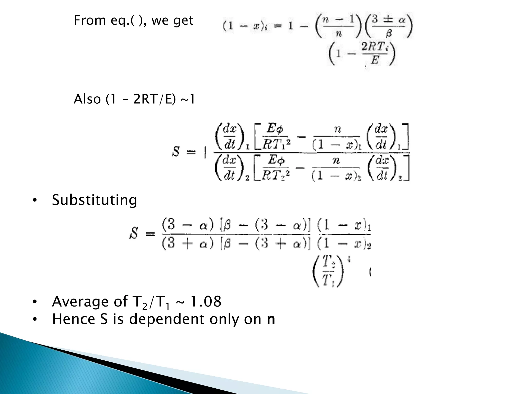 Non isothermal kinetics in phase transformations | PPT