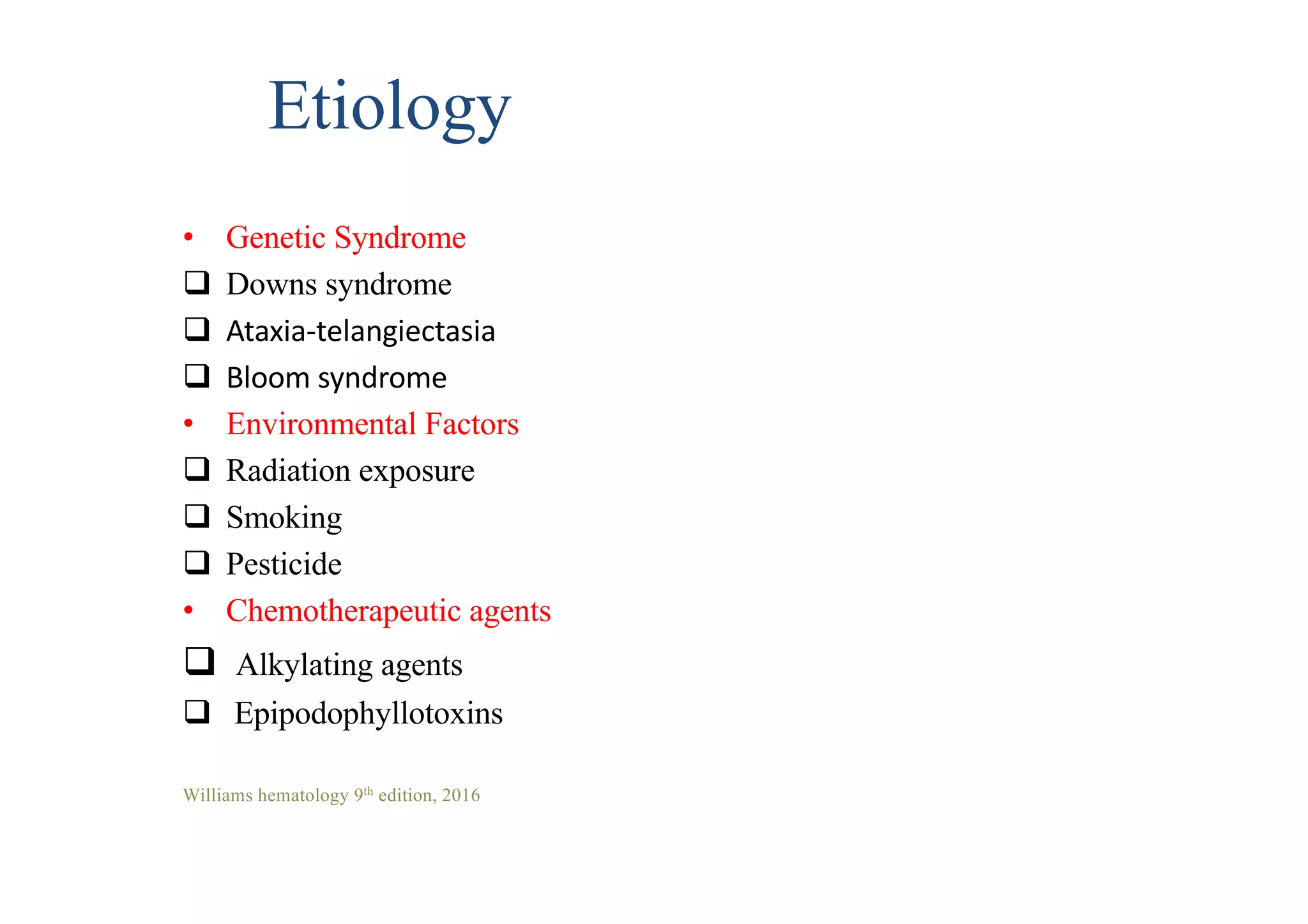 Seminar on acute lymphoblastic leukemia by Dr. Prachi Kalra | PDF ...