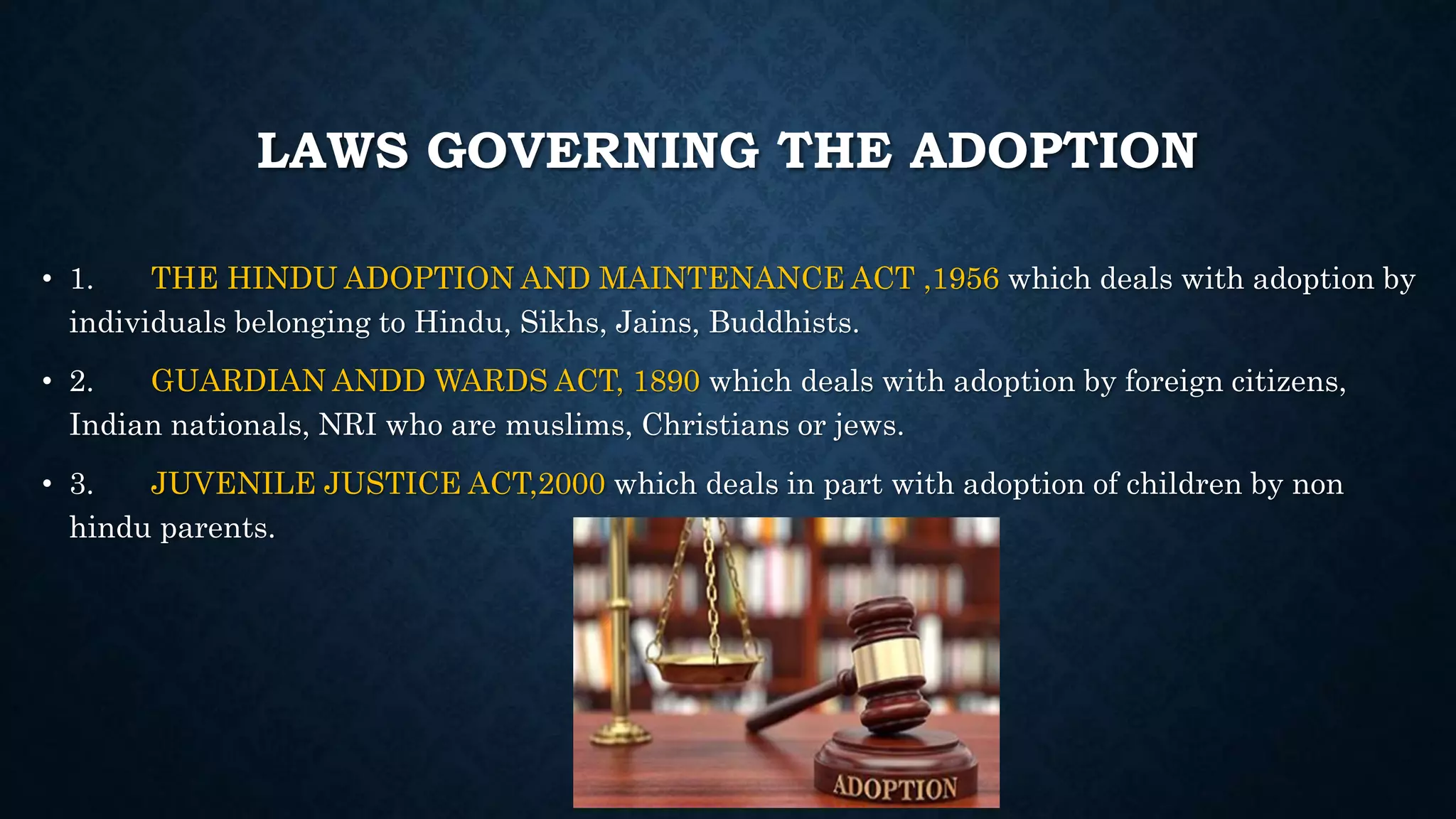 Seminar on adoption | PPTX