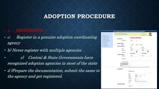 Seminar on adoption | PPTX
