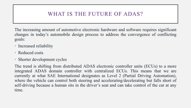 Seminar on Advanced Driver Assistance Systems (ADAS).pptx | Auto Safety Technologies | Auto ...