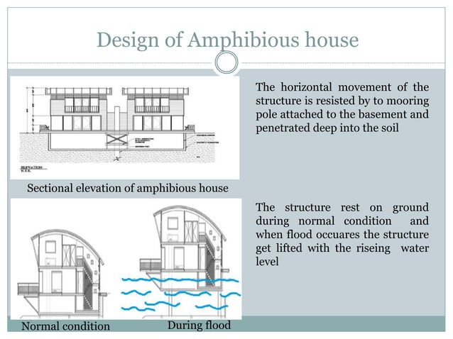 Seminar on amphibious house ppt | PPTX | Asia Travel | Travel Locations