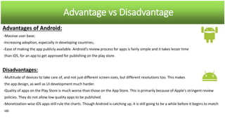 Seminar on android app development | PPT