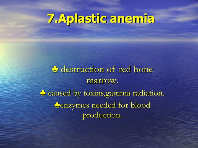 anemia ppt. | PPS | Blood Disorders | Diseases and Conditions