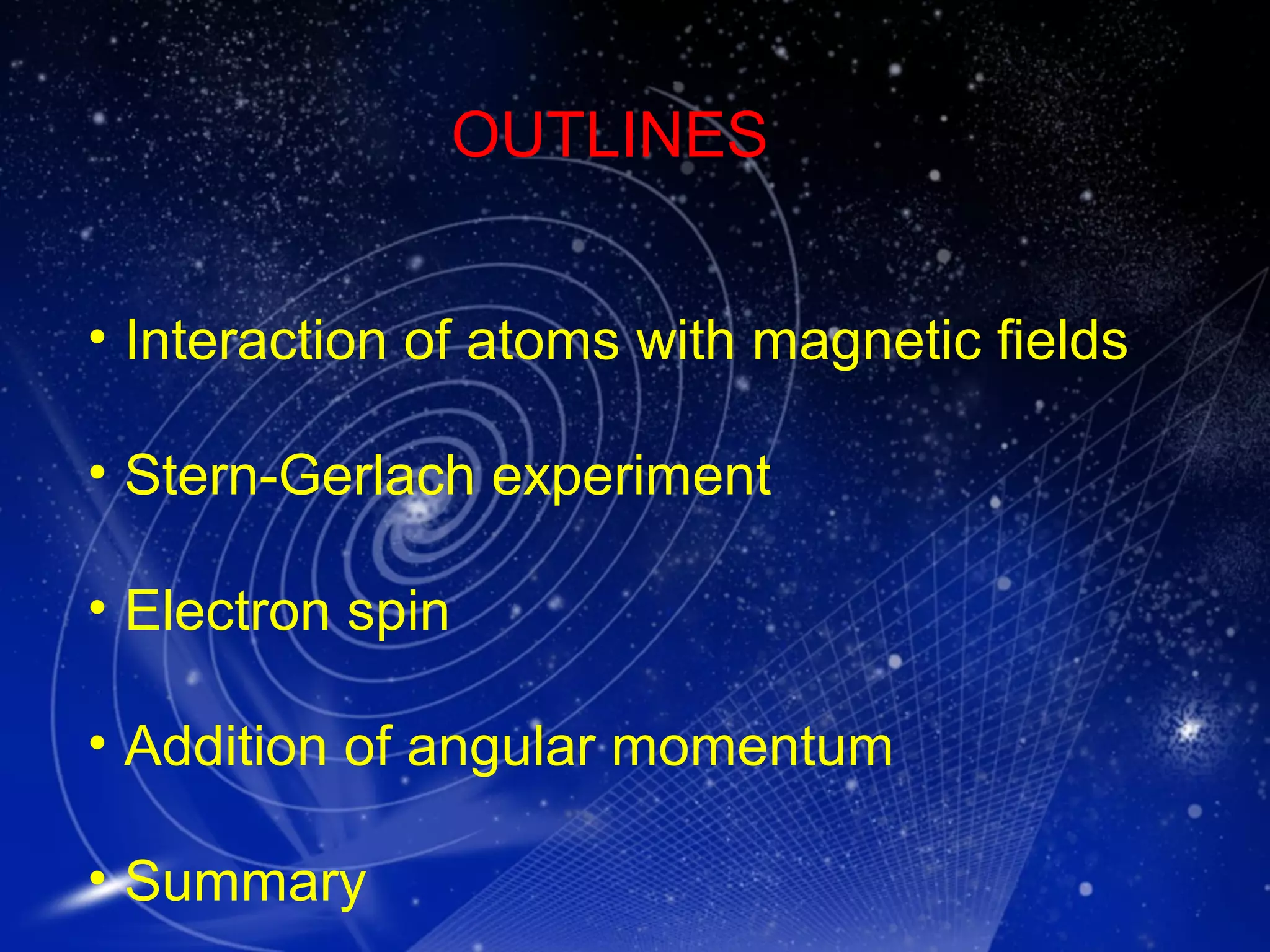 Seminar on angular momentum 2017 18 | PPT