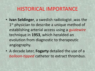 Seminar on basic principles of endovascular surgery | PPTX
