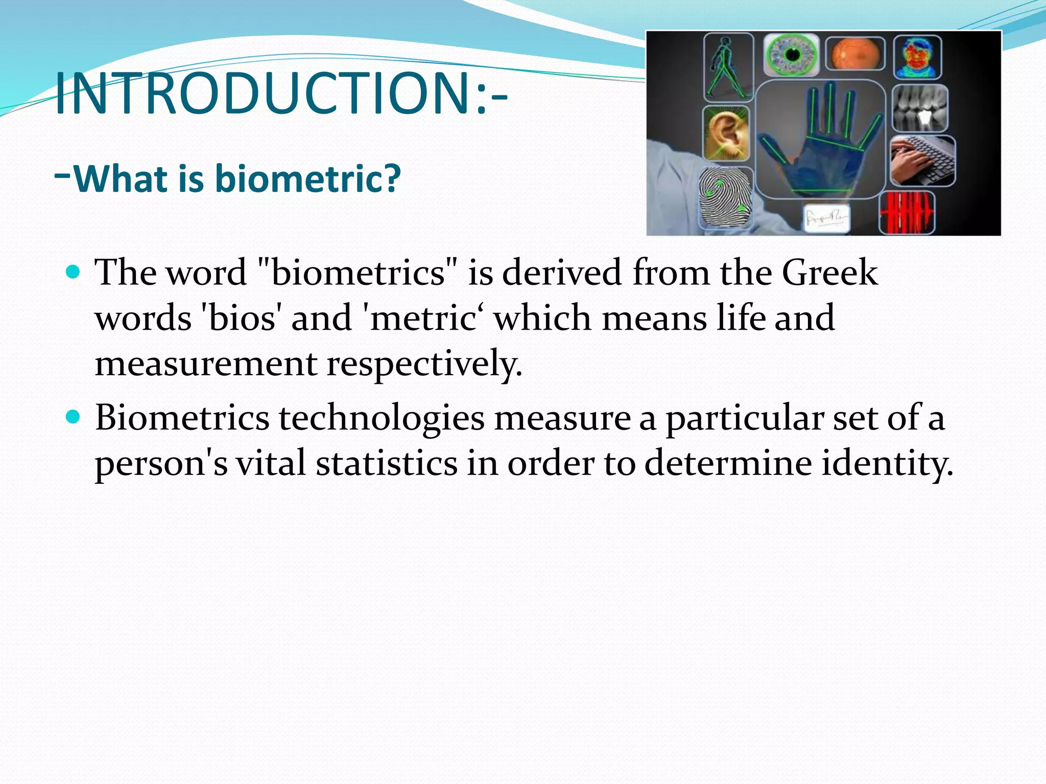 SEMINAR ON BIOMETRIC TECHNOLOG0Y.1pptx.pptx