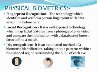 SEMINAR ON BIOMETRIC TECHNOLOG0Y.1pptx.pptx