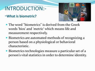 SEMINAR ON BIOMETRIC TECHNOLOGY.1pptx.pptx