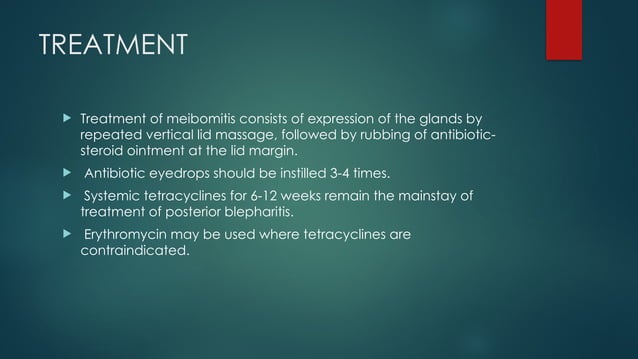 SEMINAR ON BLEPHARITIS/:MEIBOMITIS.pptx doc | PPTX
