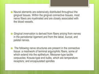 Blood supply,nerve supply and lymphatic drainage of the periodontium ...