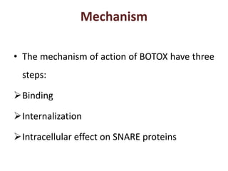 BOTOX injection and Rehabilitation after BOTOX | PPT