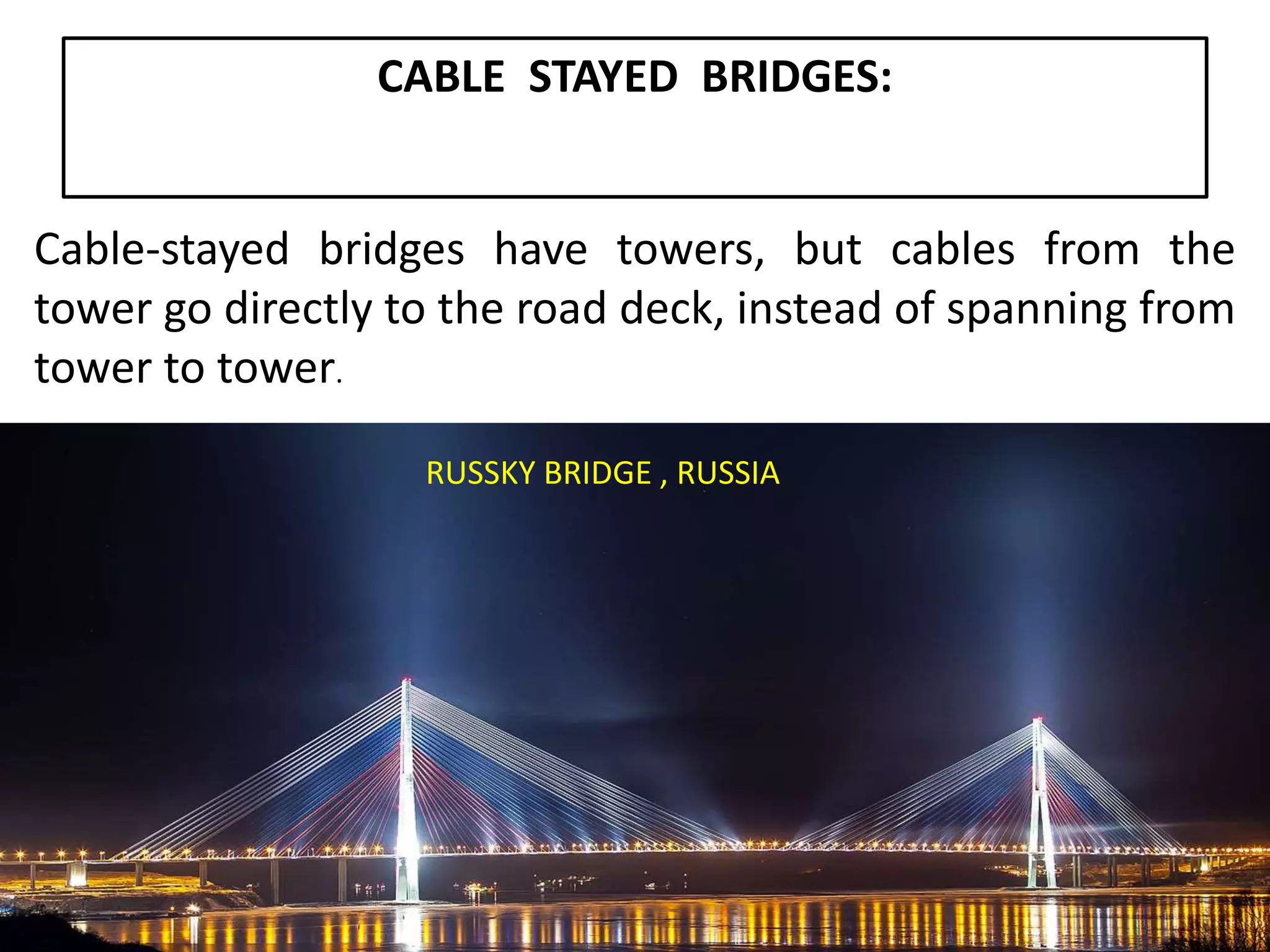 Seminar on cable stayed bridge | PPTX