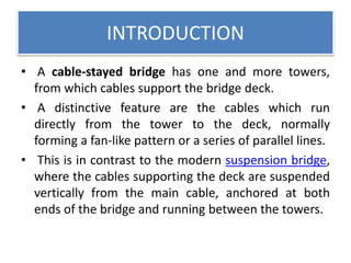 Seminar on cable stayed bridge | PPTX