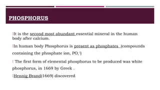 Calcium and phosphate metabolism | PPT