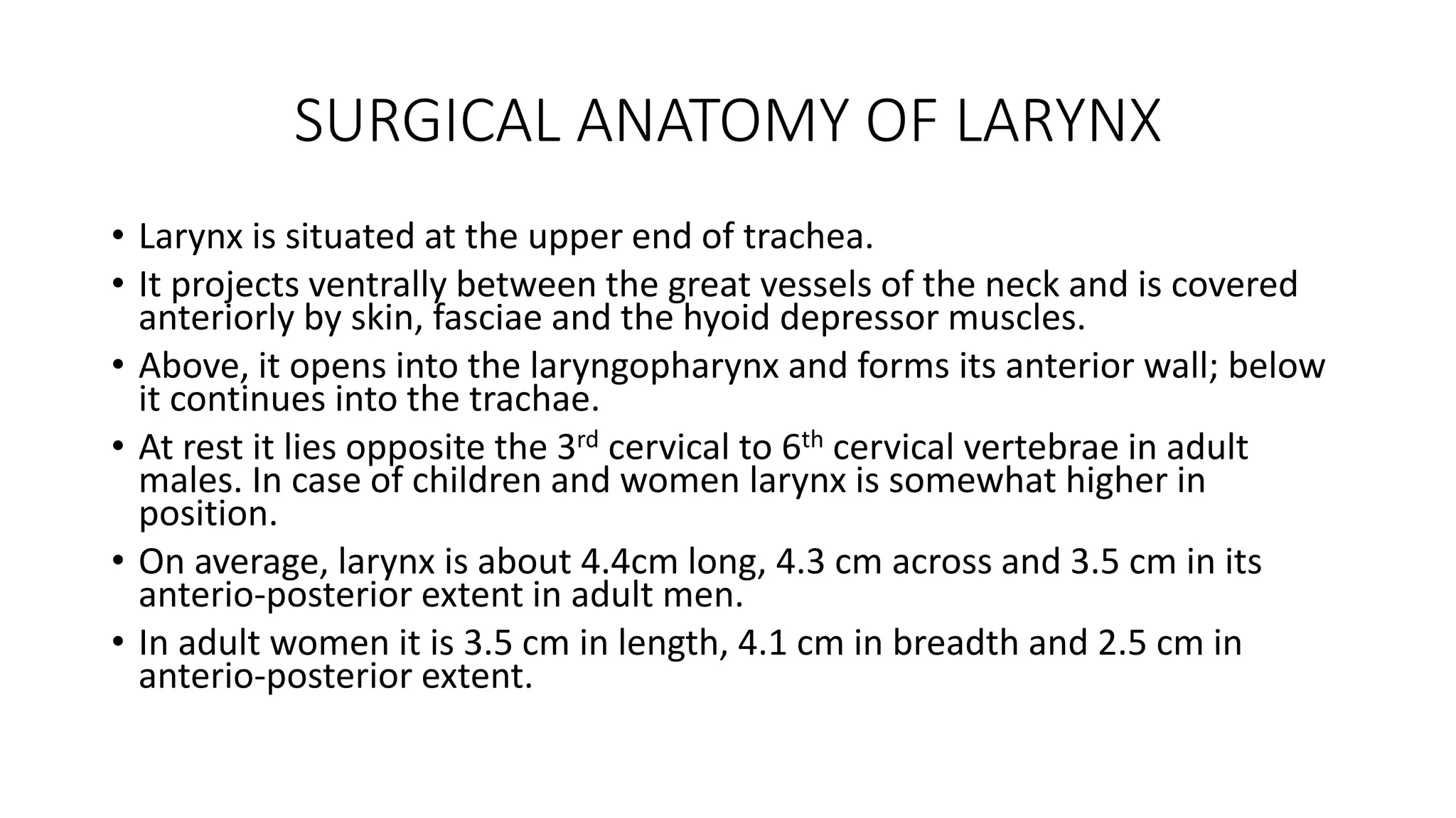 Seminar on cancer of larynx | PPTX