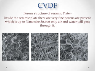 Seminar on ceramic vacuum disc filter(CVDF) | PPTX