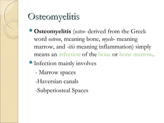 Seminar on chronic osteomyelitis sch | PPT