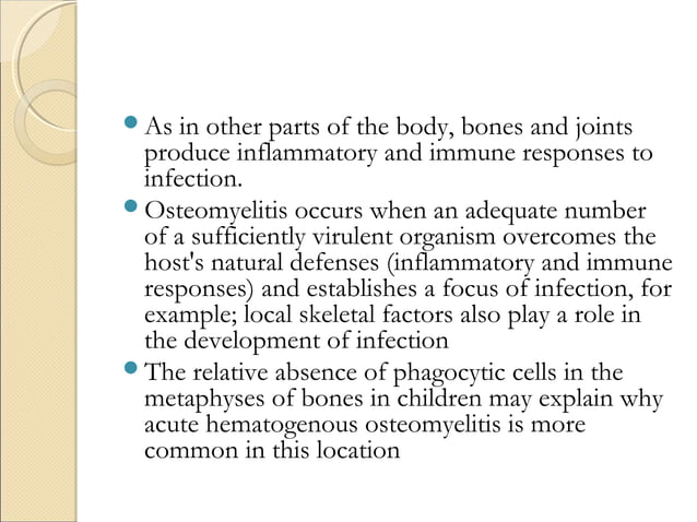 Seminar on chronic osteomyelitis sch | PPT