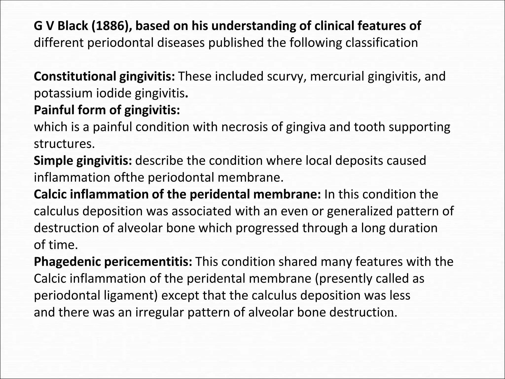 Seminar on classification of periodontal diseases | PPTX