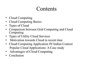 Seminar on cloud computing | PPTX