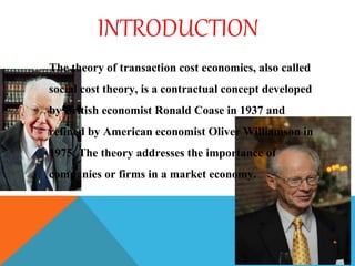 trasaction cost economic | PPTX