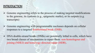Seminar on crispr | PPTX