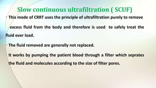 Seminar on CRRT | PPTX