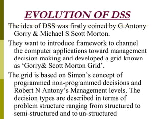 Seminar on dss | PPT