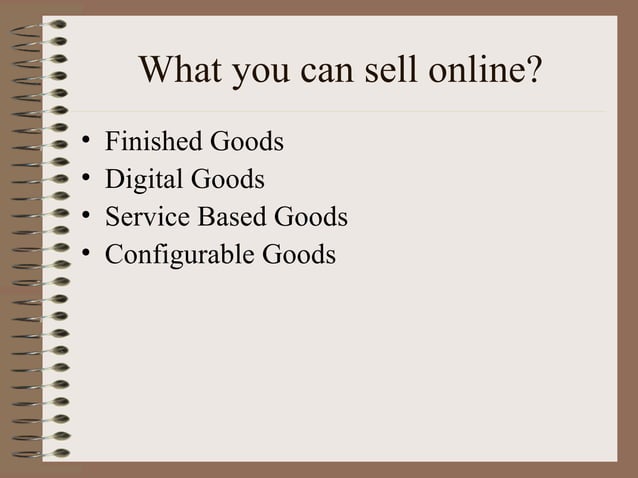 Seminar On Ecommerce | PPT