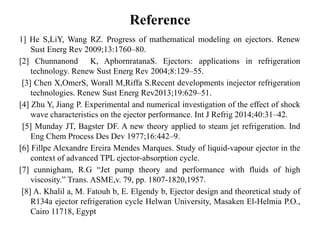 Ejector working and principle of VERS Cycle | PPT