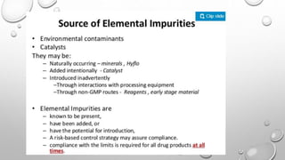 Seminar on elemental impurities by prakash | PPTX