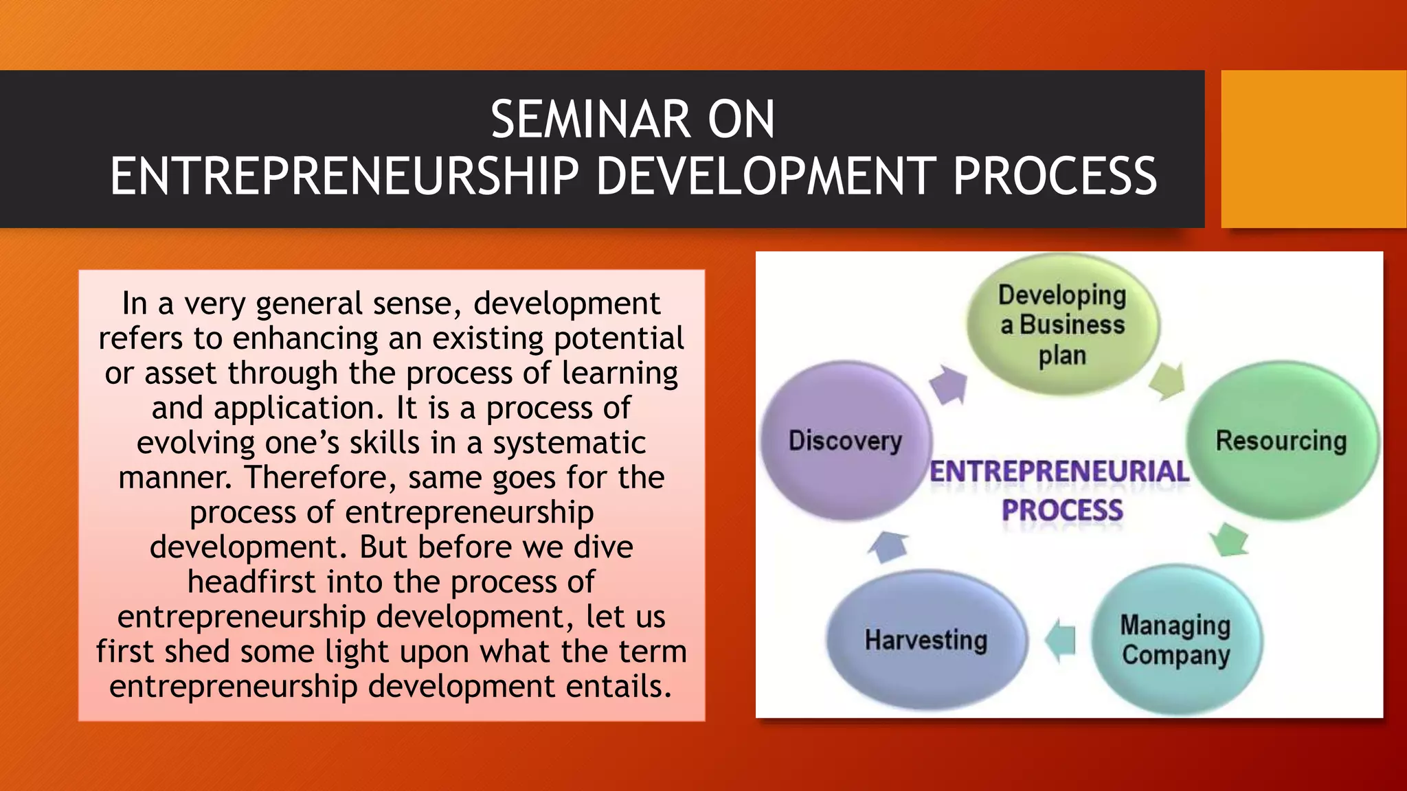 SEMINAR ON ENTREPRENEURSHIP DEVELOPMENT PROCESS (1).pptx