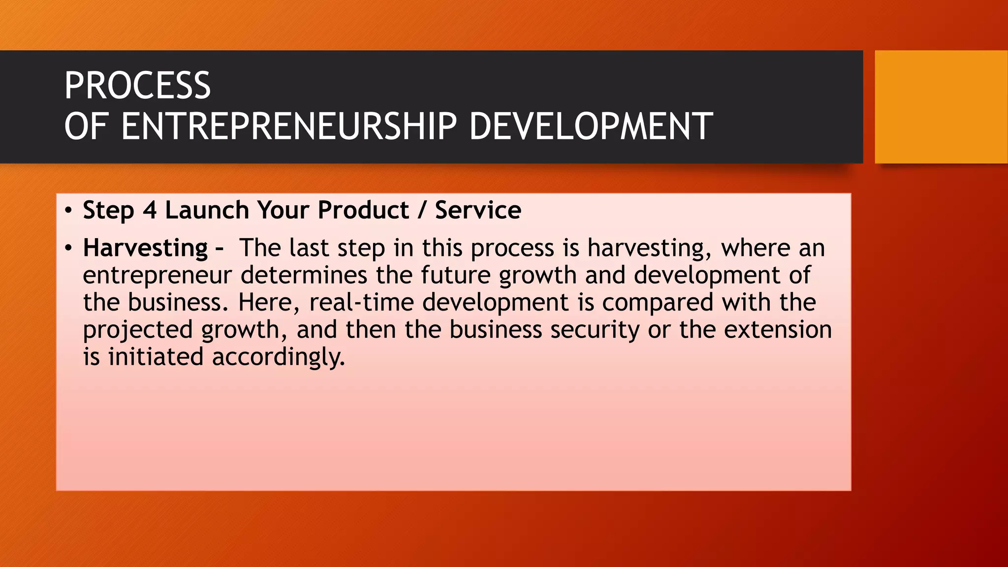 SEMINAR ON ENTREPRENEURSHIP DEVELOPMENT PROCESS (1).pptx | Startups ...