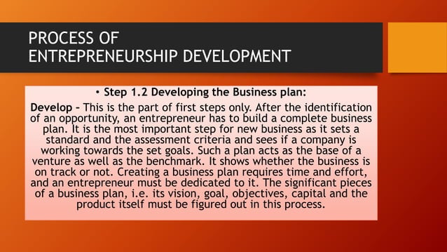 SEMINAR ON ENTREPRENEURSHIP DEVELOPMENT PROCESS (1).pptx | Startups ...