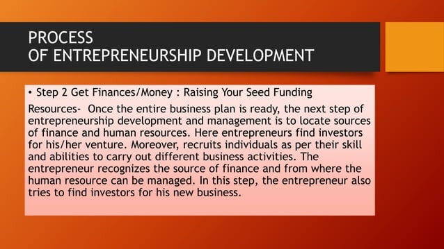 SEMINAR ON ENTREPRENEURSHIP DEVELOPMENT PROCESS (1).pptx | Startups ...