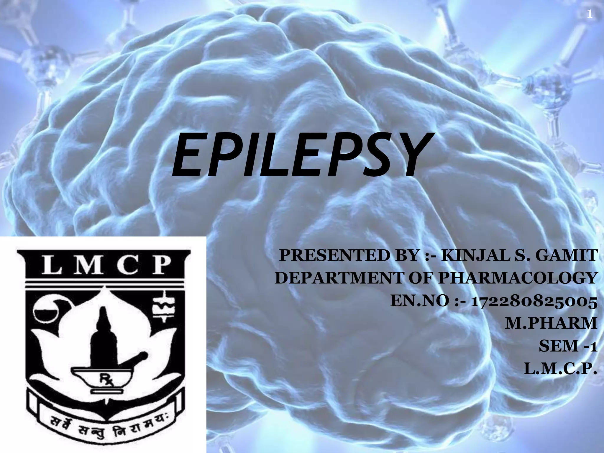 EPILEPSY | PPTX