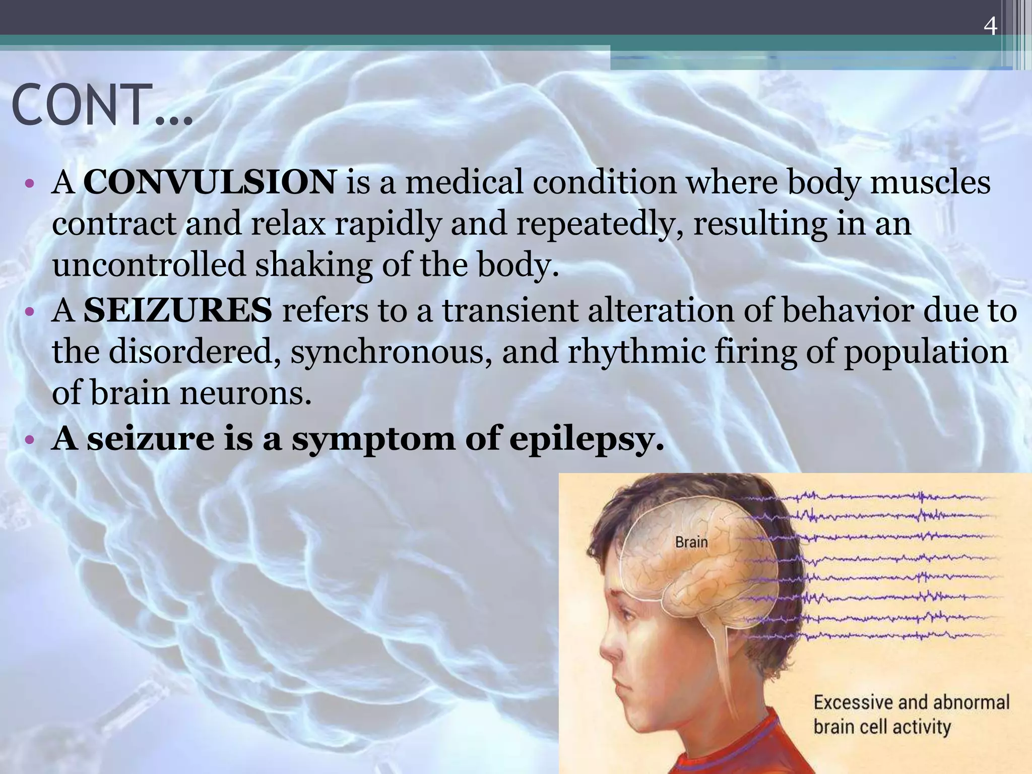 EPILEPSY | PPTX | Brain and Nervous System Disorders | Diseases and ...