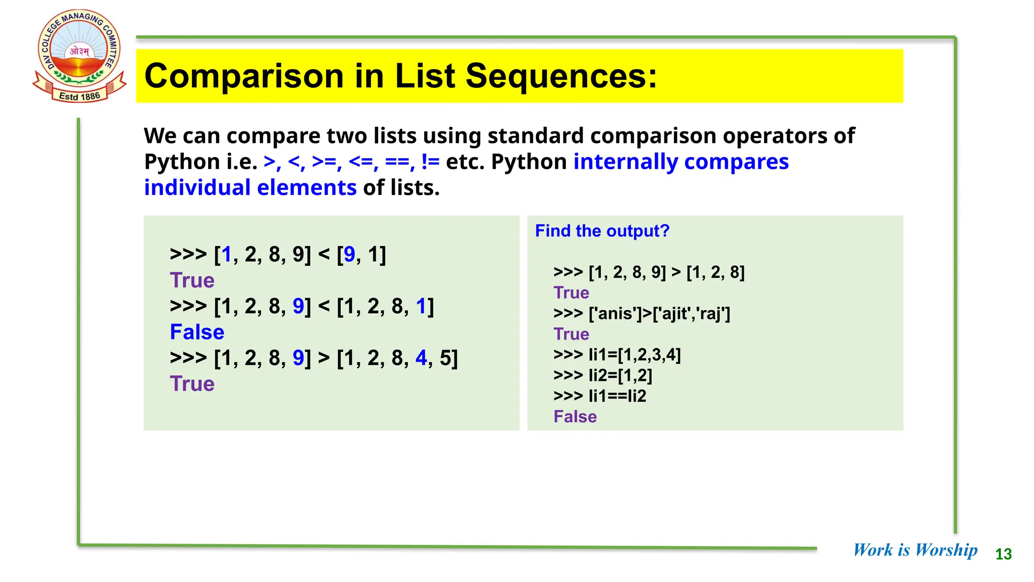 Brief Explanation On List and Dictionaries of Python | PPTX