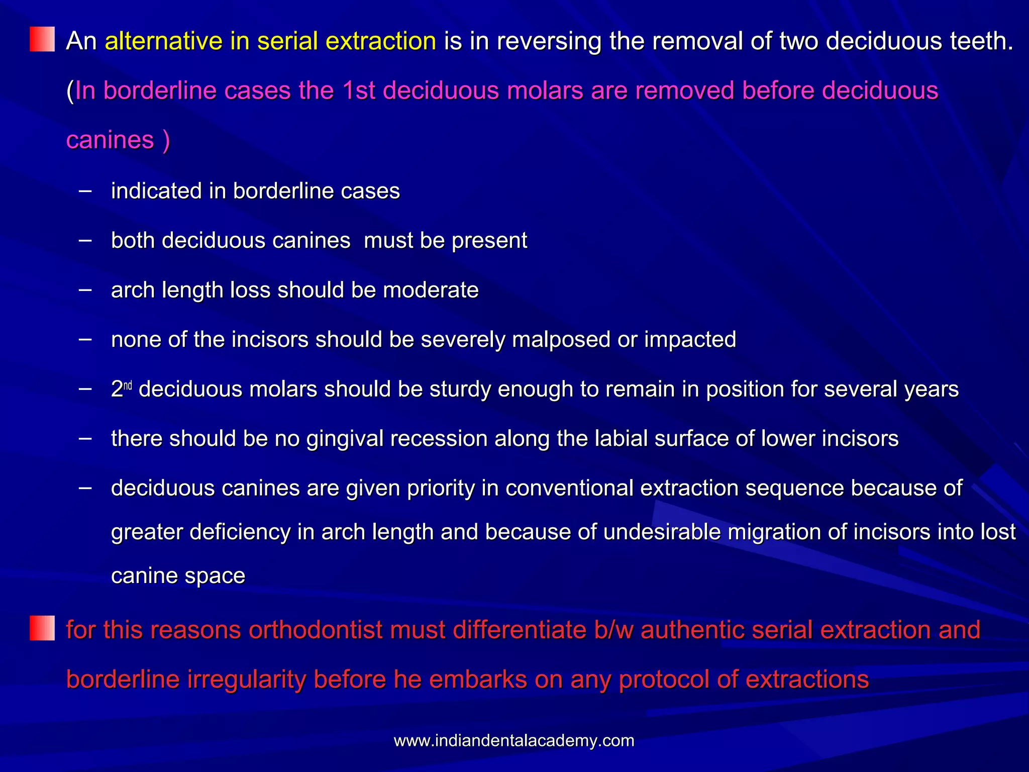 extraction in orthodontics | PPT