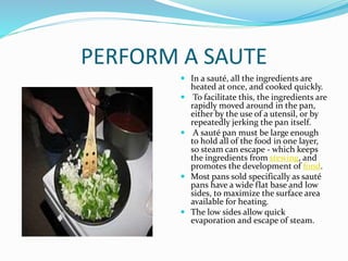 TYPES OF COOKING METHODS | PPTX | Cooking | Food & Drink