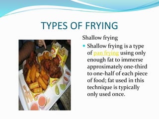 TYPES OF COOKING METHODS | PPTX | Cooking | Food & Drink