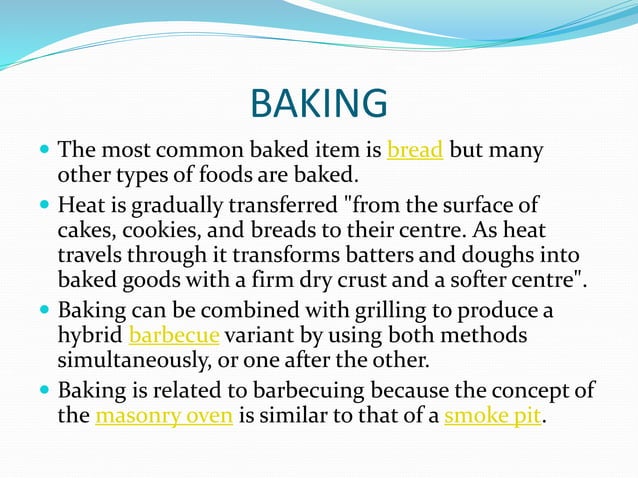 TYPES OF COOKING METHODS | PPTX | Cooking | Food & Drink