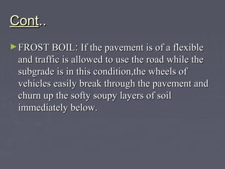 Seminar on frost action | PPT