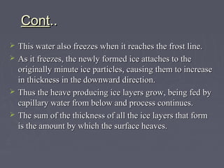 Seminar on frost action | PPT