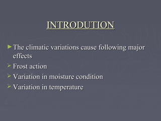 Seminar on frost action | PPT