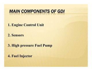 Seminar on gasoline direct injection... | PDF