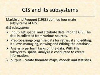 Seminar on gis analysis functions | PPTX