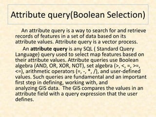 Seminar on gis analysis functions | PPTX